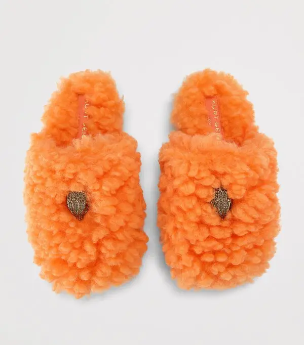 Kurt Geiger Kensington Faux Shearling Slippers