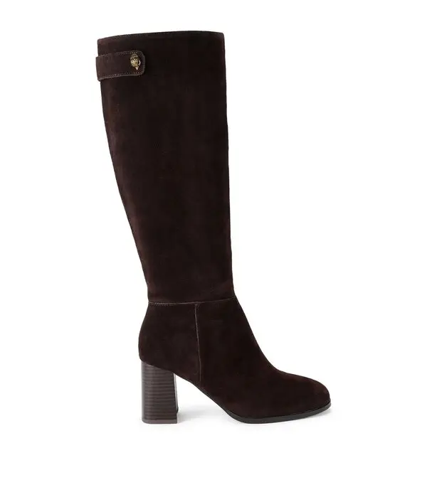 Kurt Geiger Suede Windsor Knee-high Boots