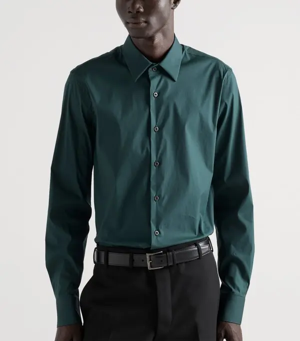 Prada Stretch-cotton Slim Shirt