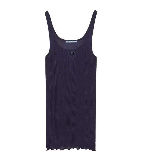 Prada Silk-knit Tank Top