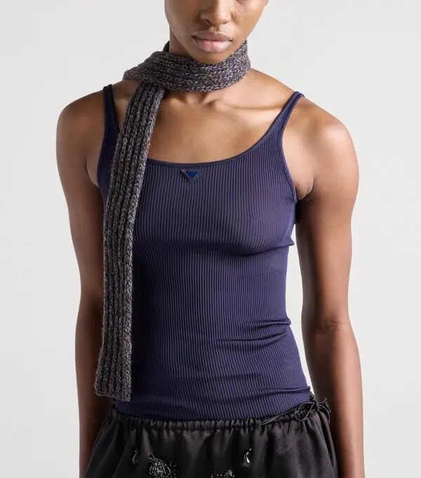 Prada Silk-knit Tank Top