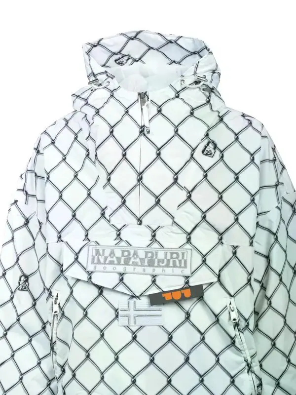 NAPAPIJRI Chain-link Print Rainforest Jacket