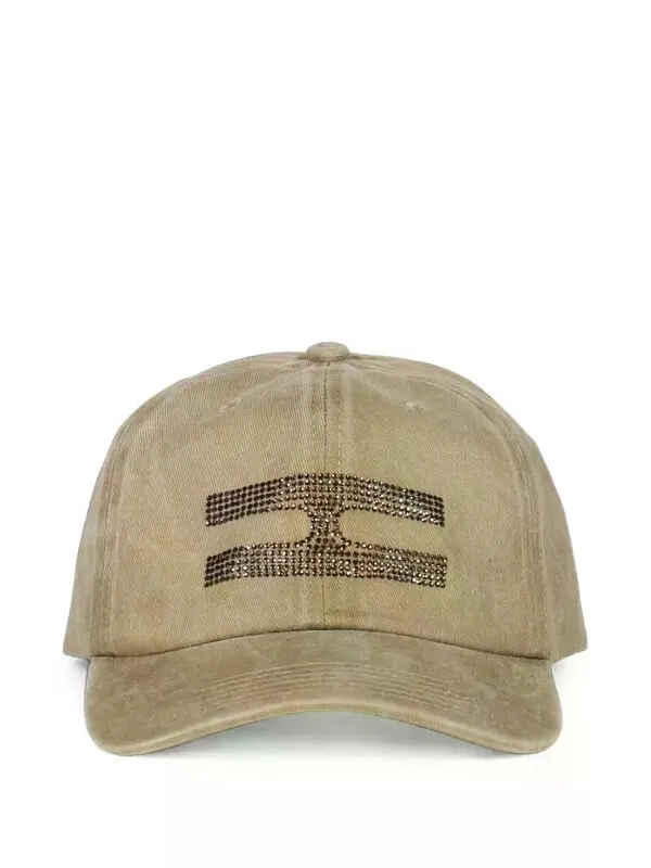 THE EDGE OF EARTH™ Suncoast Rhinestone-embellished Washed Canvas Baseball Cap - Neutrals