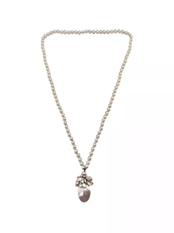 JENNIFER GIBSON JEWELLERY X Louis Rousselet 1940s Pendant Necklace - Neutrals