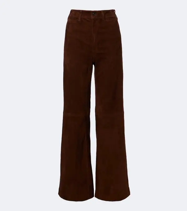 Polo Ralph Lauren Beaton Suede Flared Pants