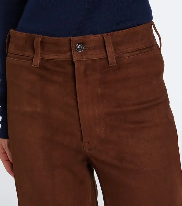 Polo Ralph Lauren Beaton Suede Flared Pants