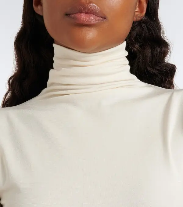 Wolford Colorado Turtleneck Jersey Bodysuit