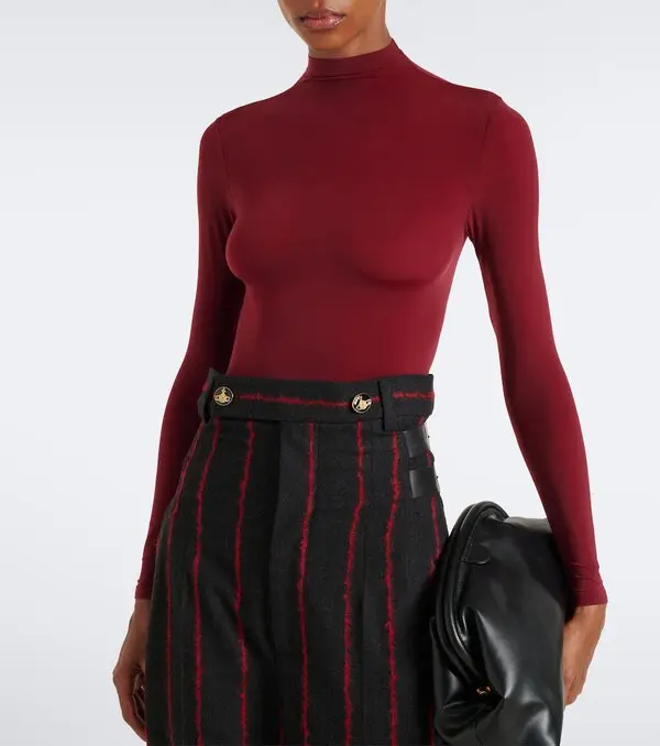 Wolford Buenos Aires Turtleneck Jersey Bodysuit