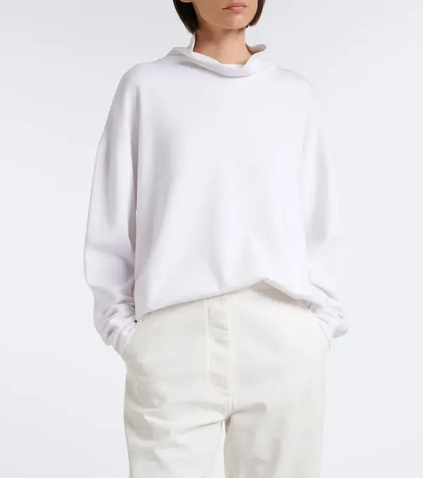 THE ROW Kelta Cotton Turtleneck Sweater