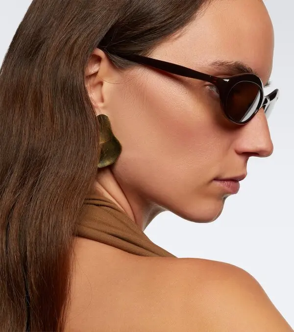 Magda Butrym Oval Acetate Sunglasses