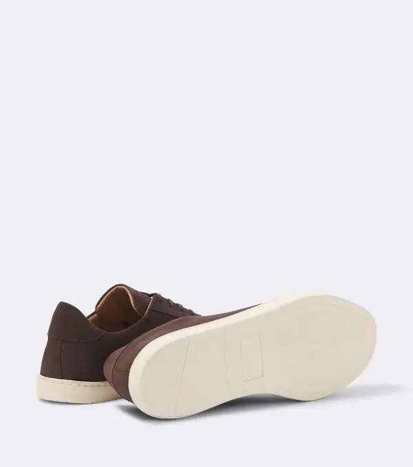 George Cleverley Jack Iii Leather Sneakers - Brown