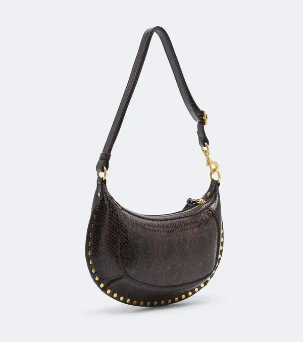 Isabel Marant Étoile Oskan Small Leather Shoulder Bag - Brown