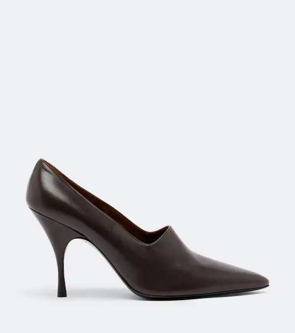 HERBERT LEVINE Call The Shots Leather Pumps