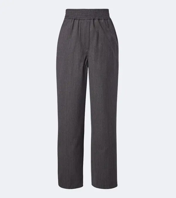 Jacquemus Pinstripe Virgin Wool Straight Pants