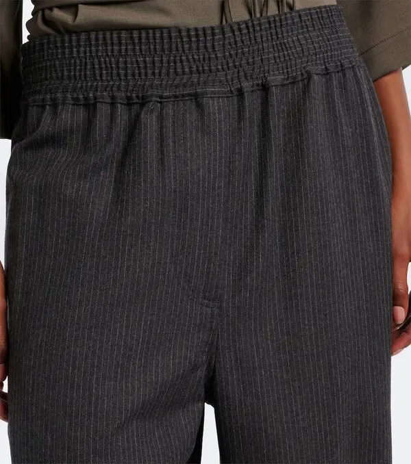 Jacquemus Pinstripe Virgin Wool Straight Pants