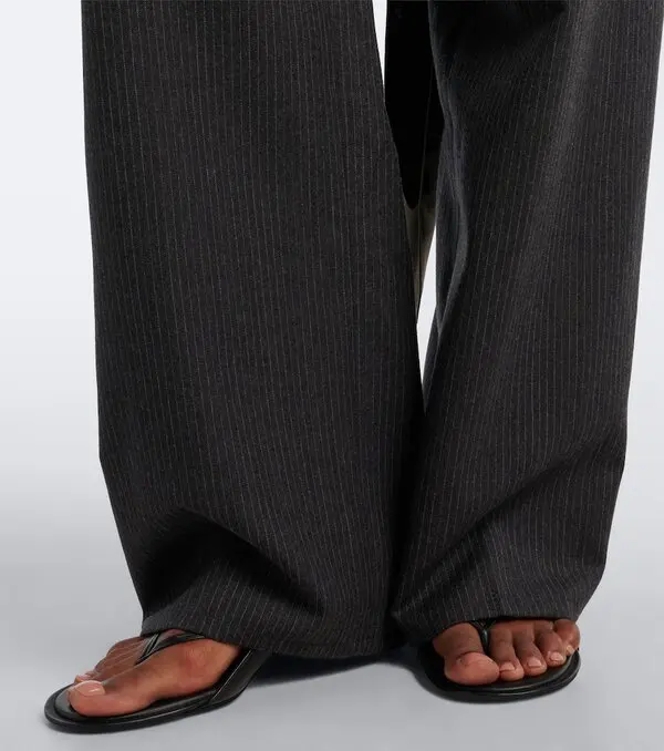 Jacquemus Pinstripe Virgin Wool Straight Pants