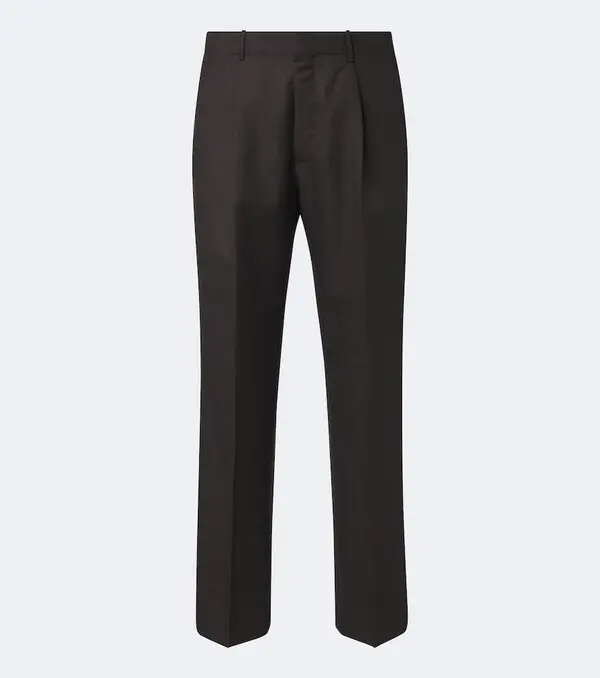 Incotex Virgin Wool Straight Pants