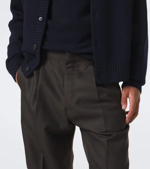 Incotex Virgin Wool Straight Pants