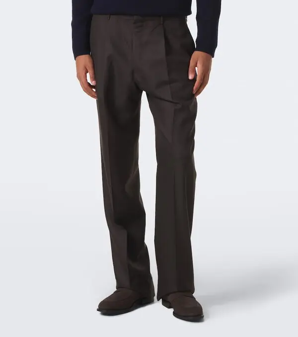 Incotex Virgin Wool Straight Pants