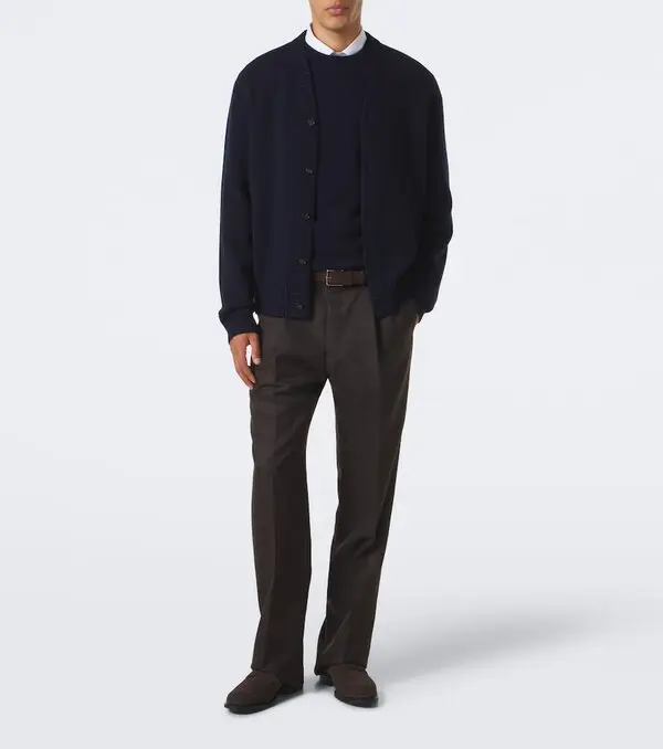 Incotex Virgin Wool Straight Pants