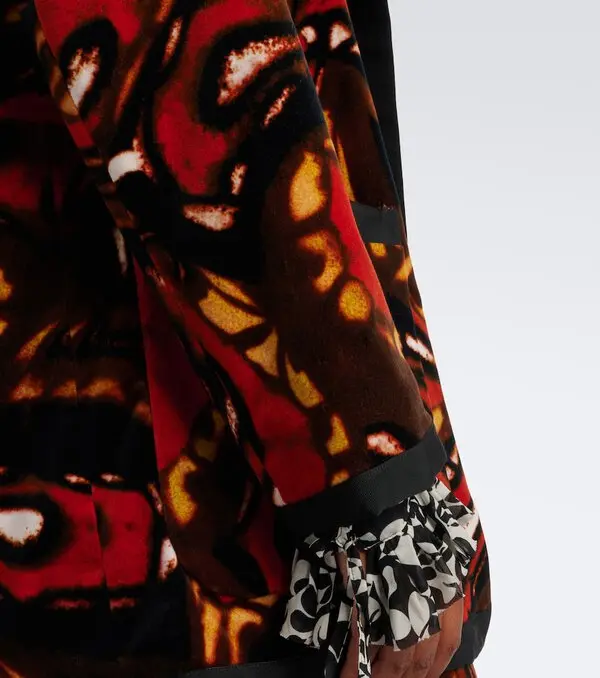 Dries Van Noten Printed Cotton-blend Blazer