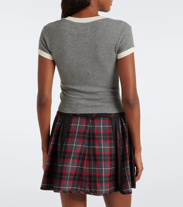 VIVIENNE WESTWOOD Baby Lima Ribbed-knit T-shirt