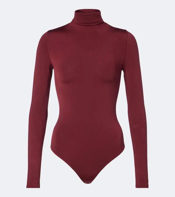 Wolford Colorado Turtleneck Jersey Bodysuit