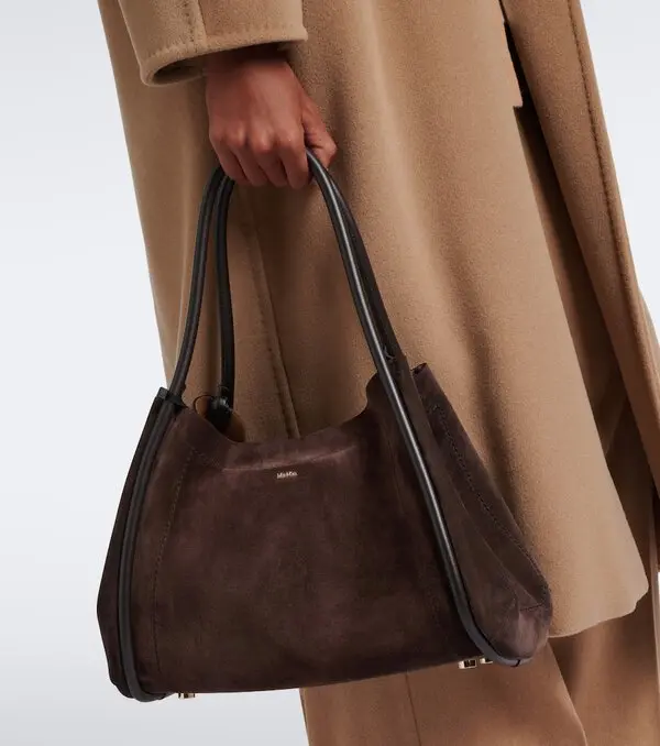 Max Mara Medium Suede Shoulder Bag