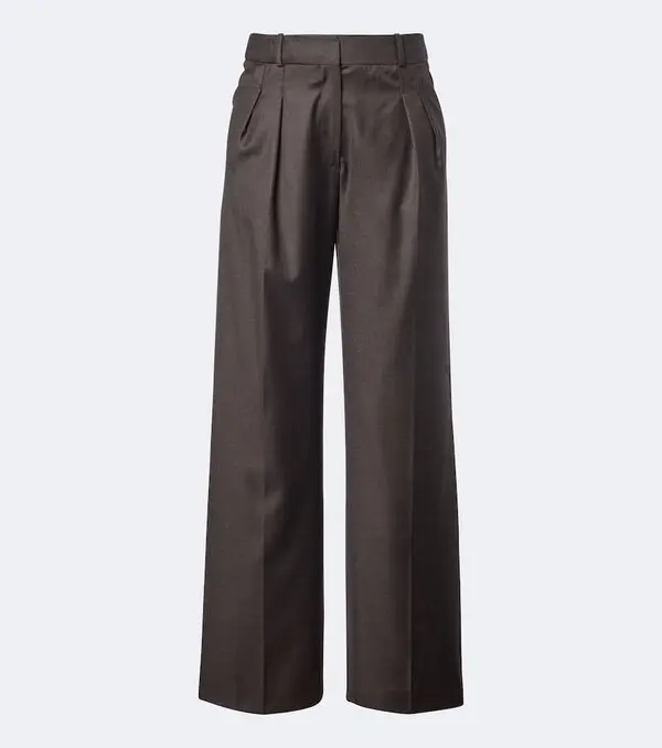 Loulou De Saison Sbiru Lds Pleated Virgin Wool Pants
