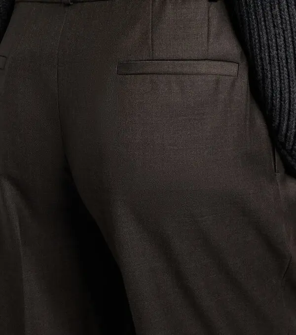 Loulou De Saison Sbiru Lds Pleated Virgin Wool Pants
