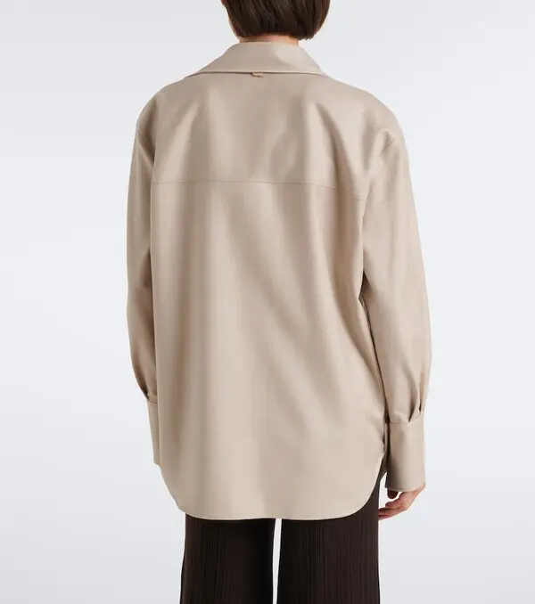 Agnona Embellished Wool Shirt