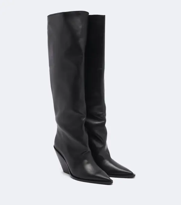 SOULIERS MARTINEZ Nevada Leather Knee-high Boots