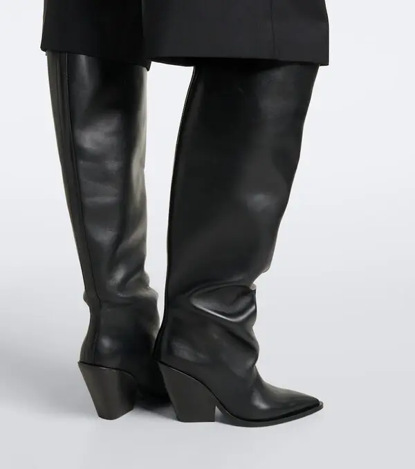 SOULIERS MARTINEZ Nevada Leather Knee-high Boots