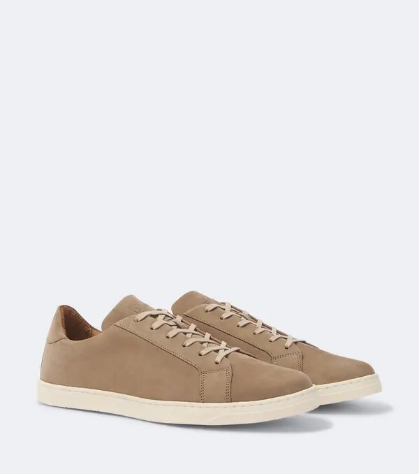 George Cleverley Jack Iii Leather Sneakers - Beige