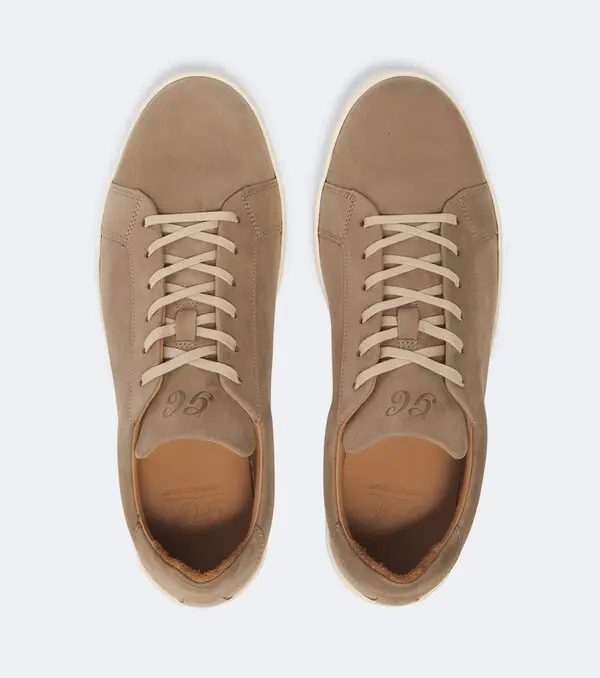 George Cleverley Jack Iii Leather Sneakers - Beige