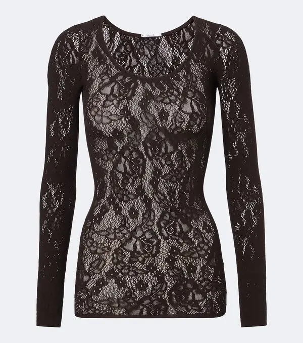 Wolford Infinite Floral Lace Top