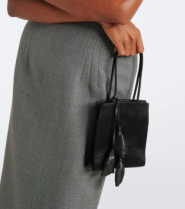 Magda Butrym Julia Small Satin Shoulder Bag