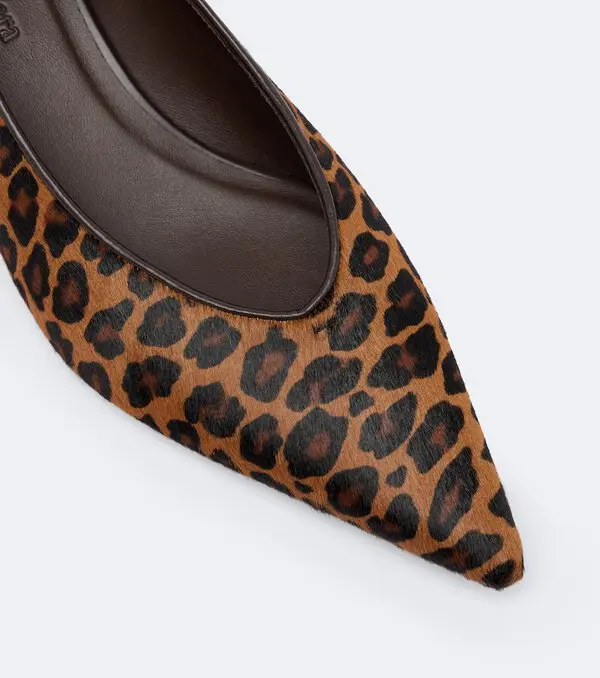 Max Mara Leopard-print Calf Hair Pumps