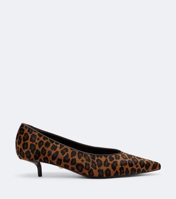 Max Mara Leopard-print Calf Hair Pumps