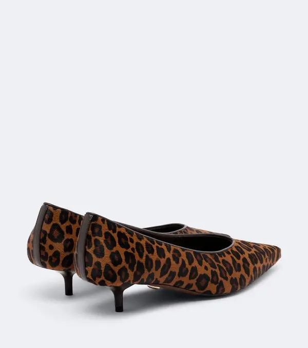 Max Mara Leopard-print Calf Hair Pumps