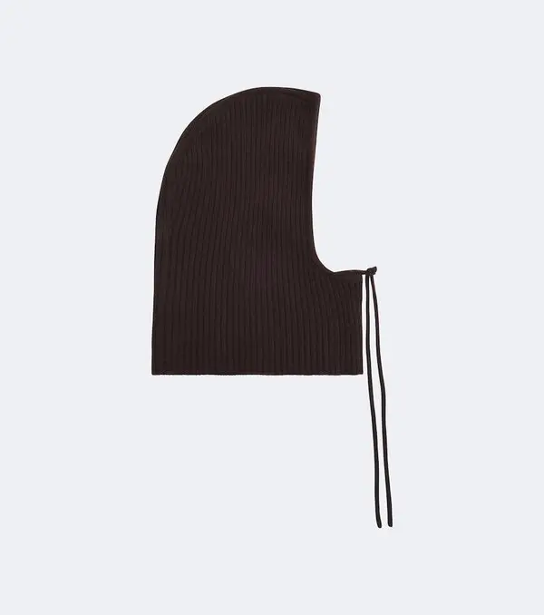 YVES SALOMON Ribbed-knit Cashmere Balaclava