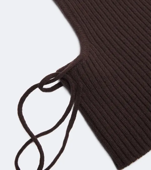 YVES SALOMON Ribbed-knit Cashmere Balaclava