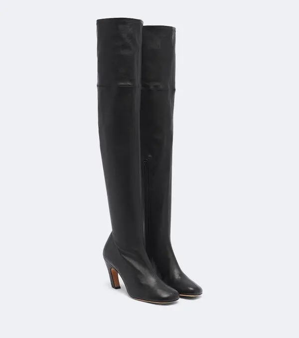 Le Monde Beryl Mica Over-the-knee Leather Boots