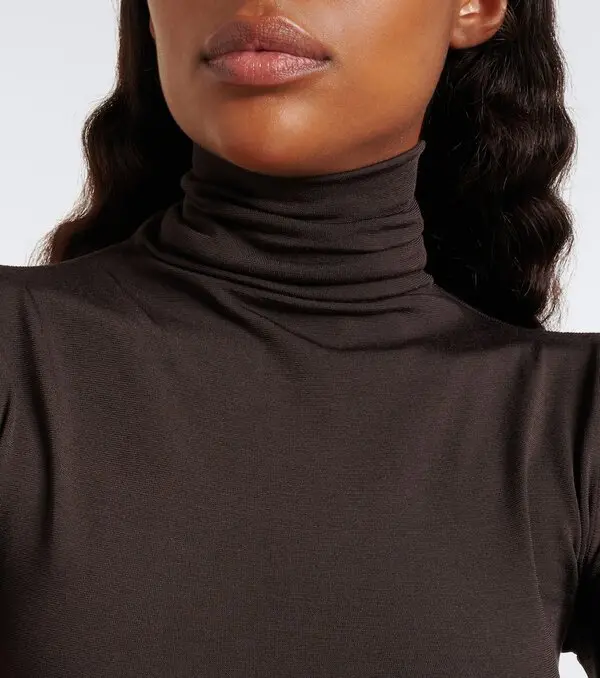 Wolford Colorado Turtleneck Jersey Bodysuit