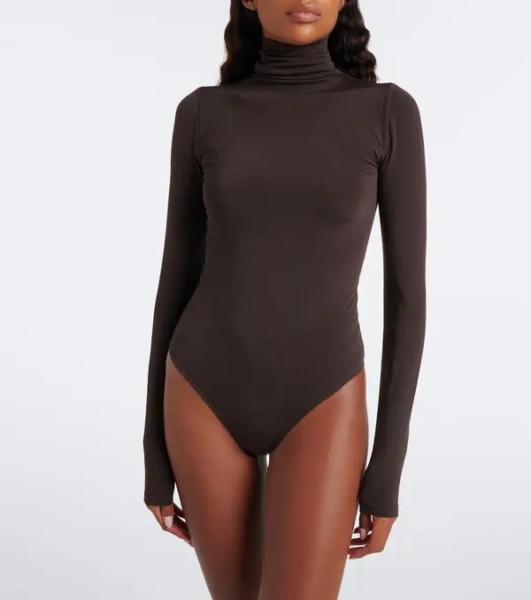 Wolford Colorado Turtleneck Jersey Bodysuit