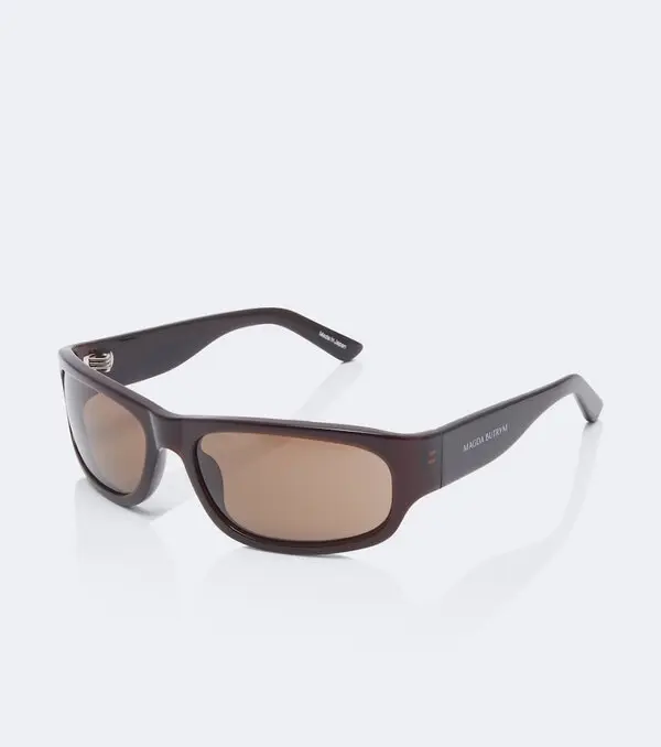 Magda Butrym Rectangular Acetate Sunglasses