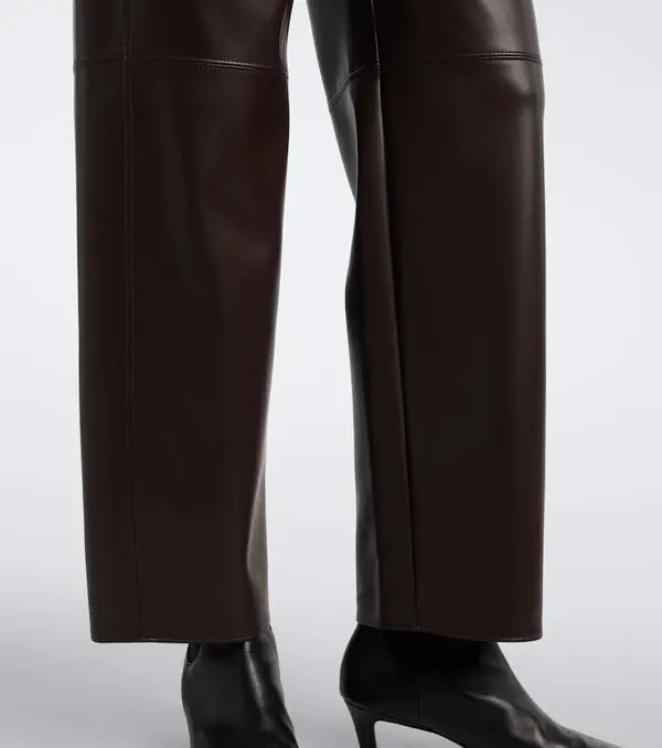Max Mara Coated Jersey Wide-leg Pants