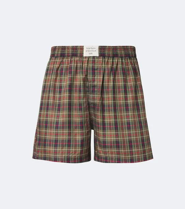 Acne Studios Plaid Shorts