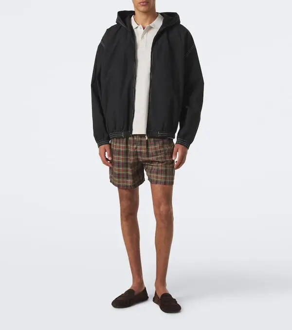 Acne Studios Plaid Shorts