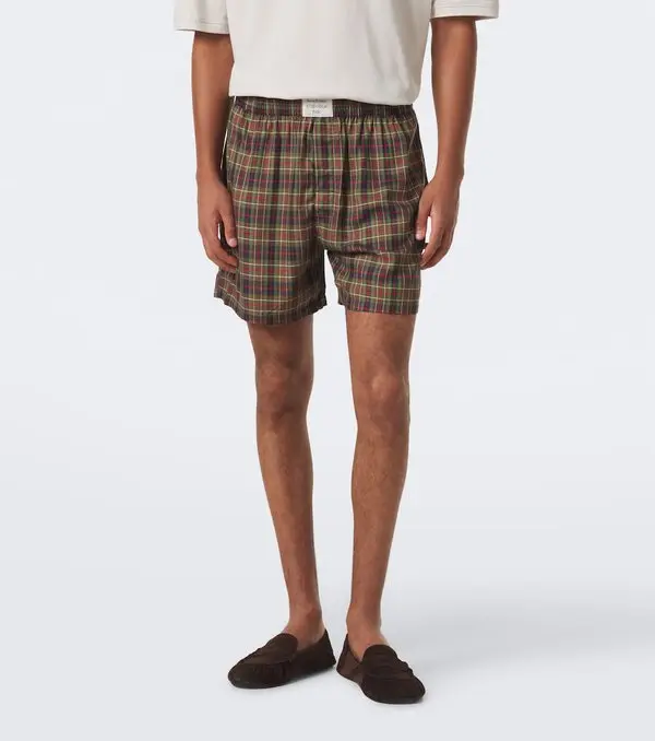 Acne Studios Plaid Shorts